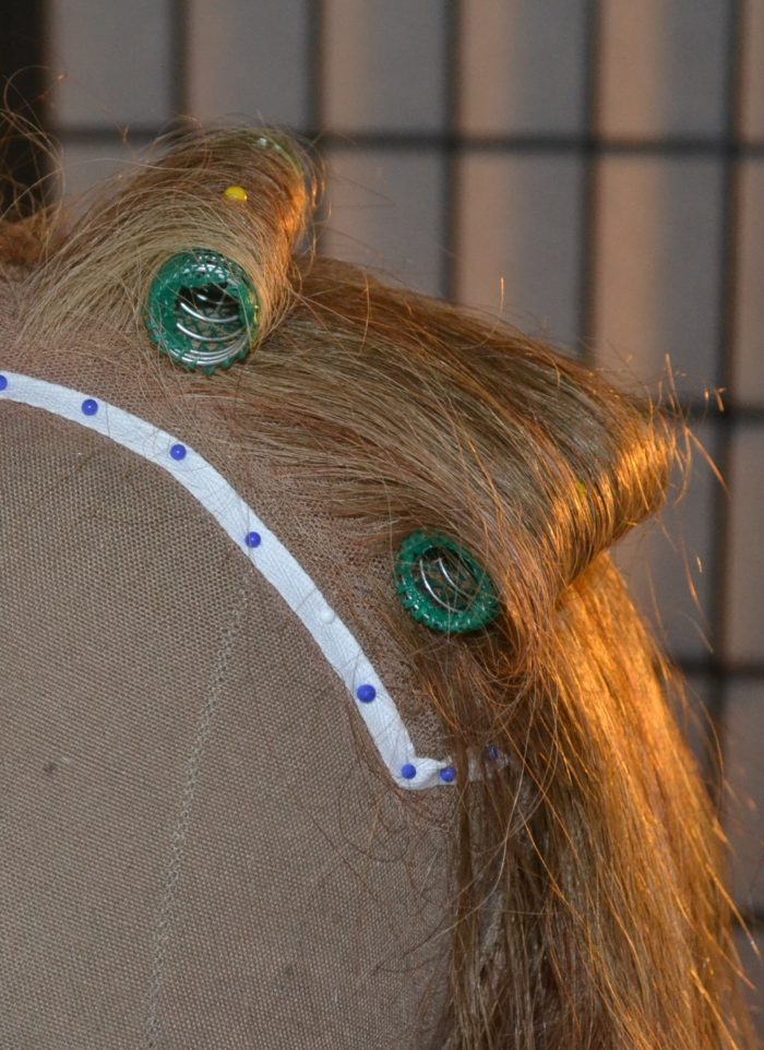 How to style wigs with rollers