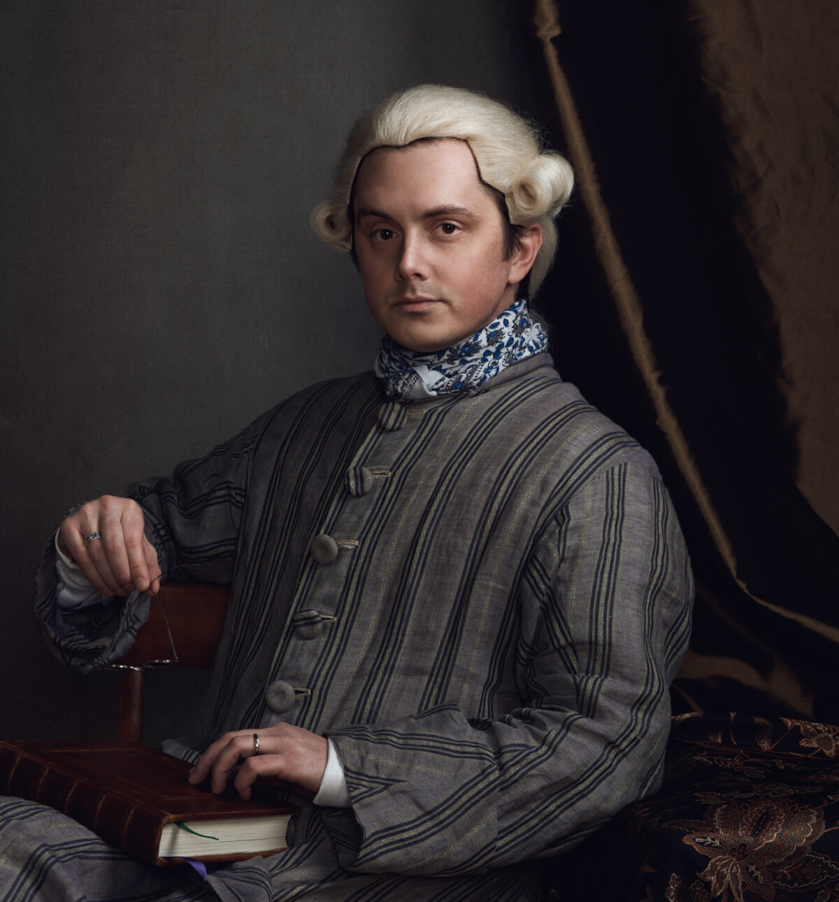 18th Century Queue Wig - Custom Wig Company