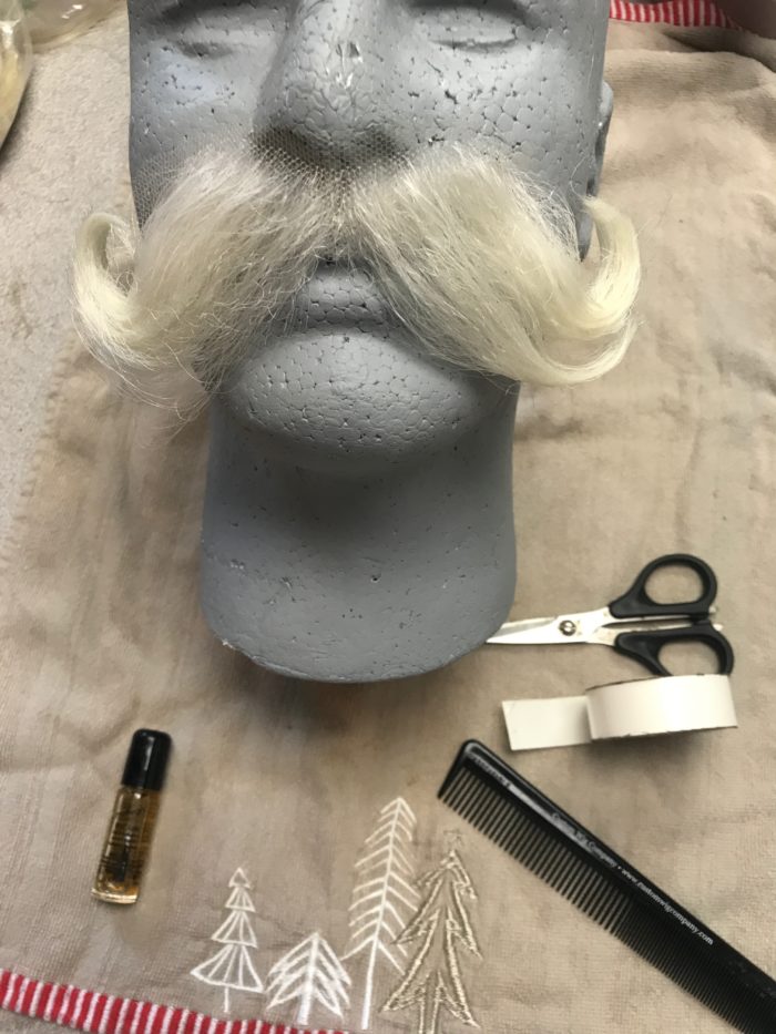 Santa Mustache Styling and Maintenance - Custom Wig Company