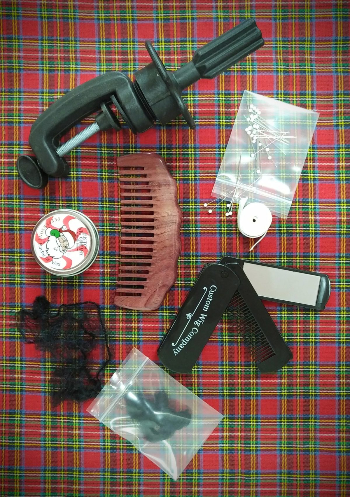 Santa Mustache Styling and Maintenance - Custom Wig Company